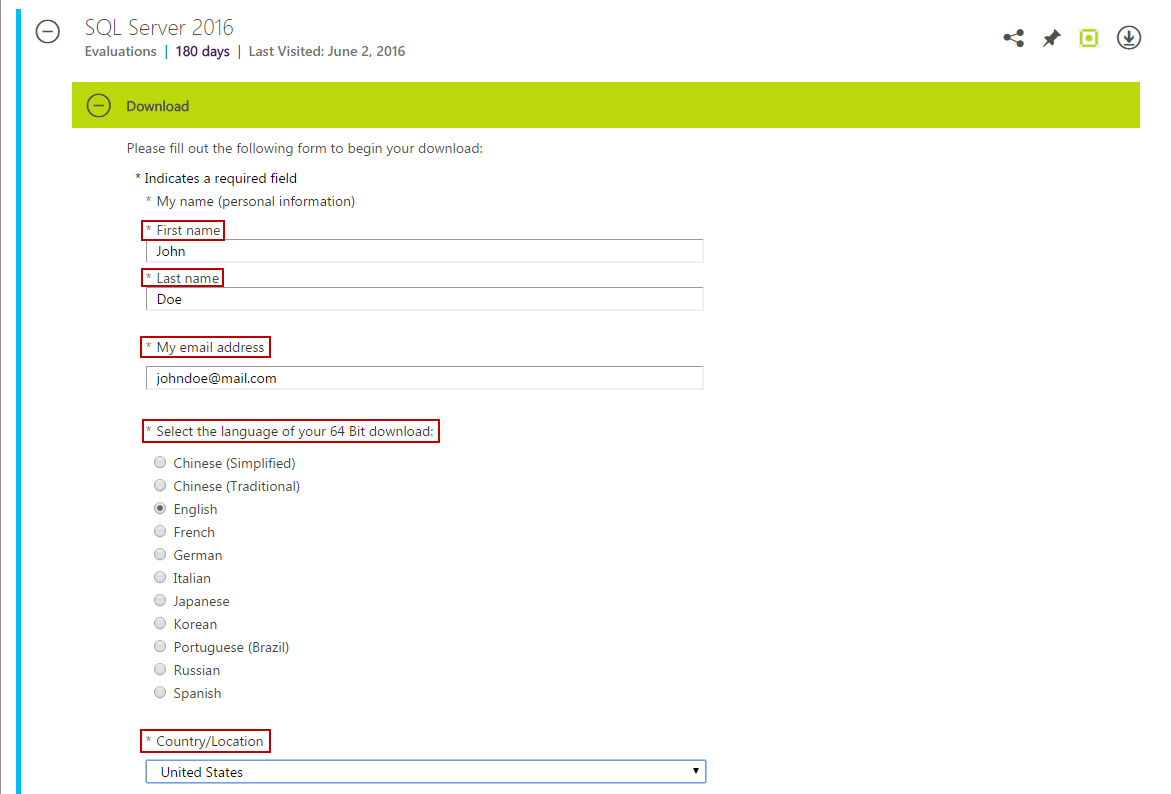 1-Click SQL Server 2016 Standard Edition with IIS on Windows 2016